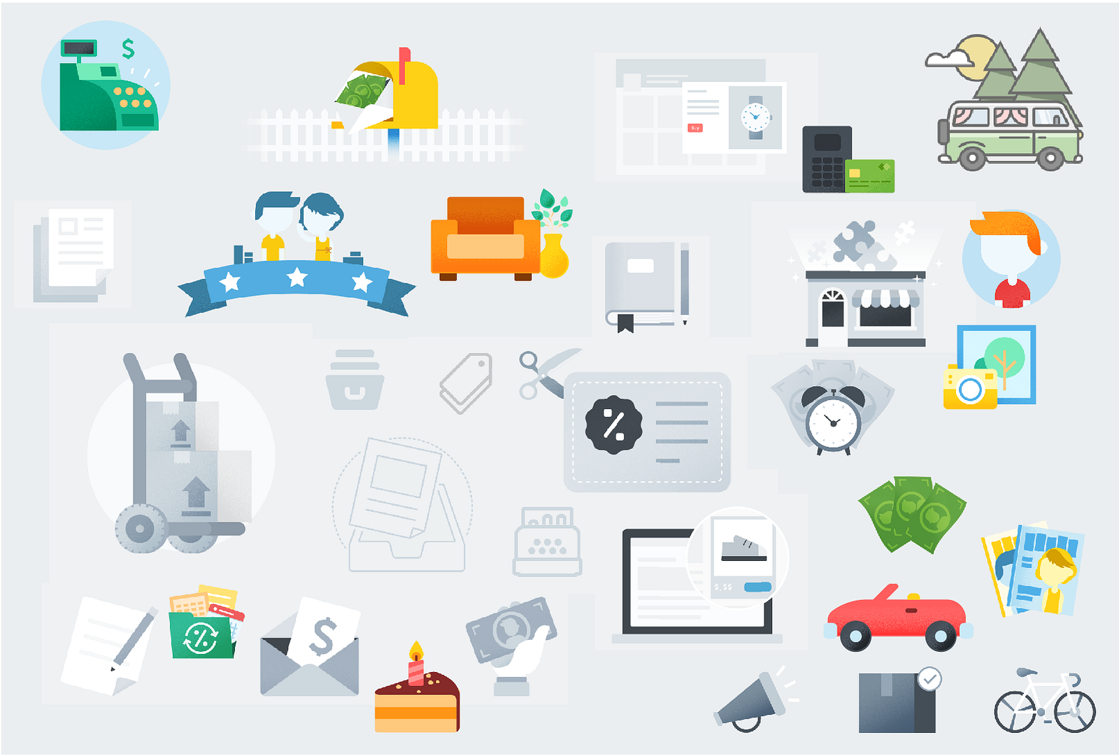Building a New Illustration Style for Shopify – Shopify UX