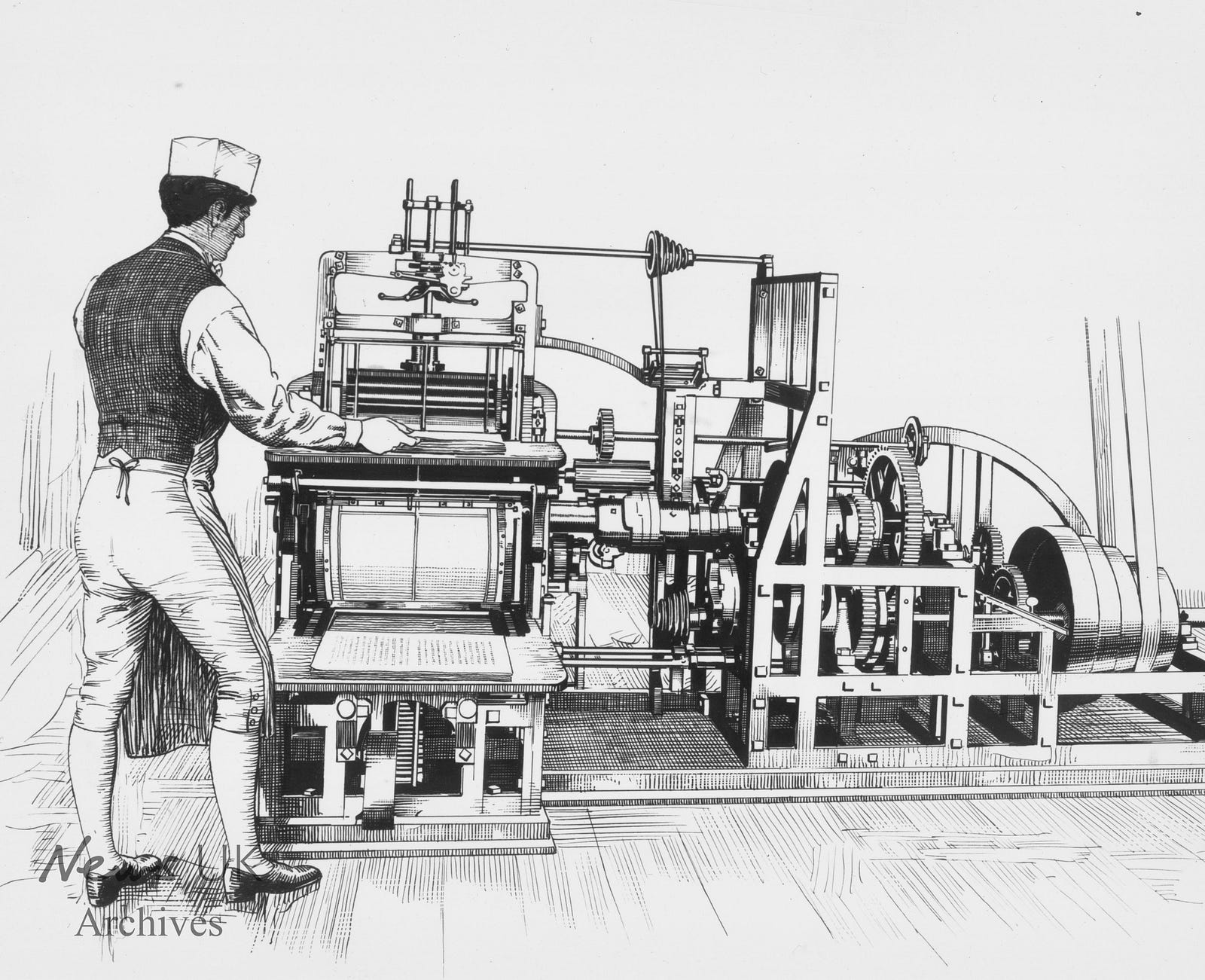 The Koenig & Bauer Printing Press – News UK Archives – Medium