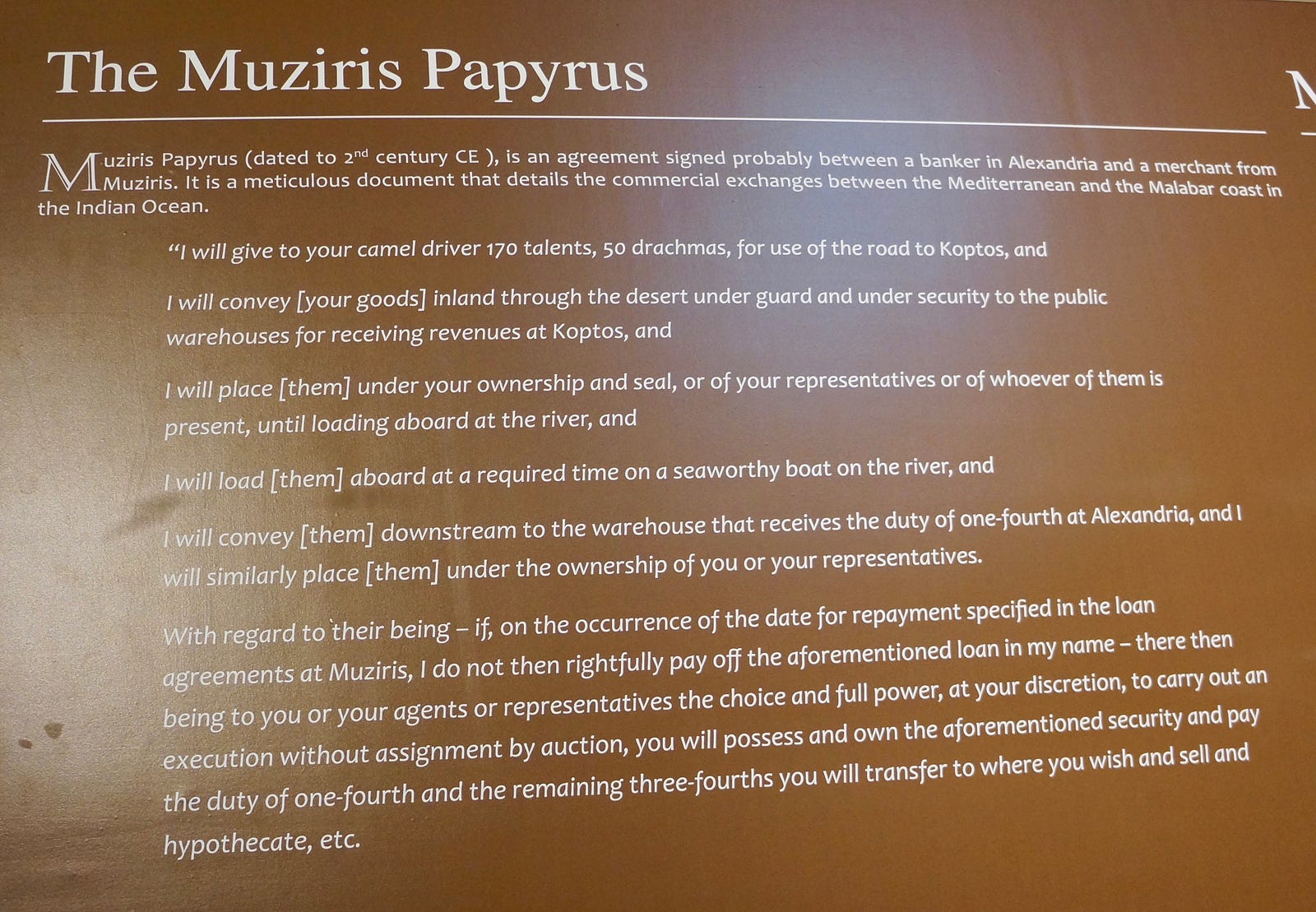 Muziris — India’s little known historical gem – N S Vinodh – Medium
