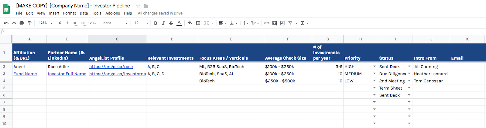How to Build Your Investor Pipeline – The Startup – Medium