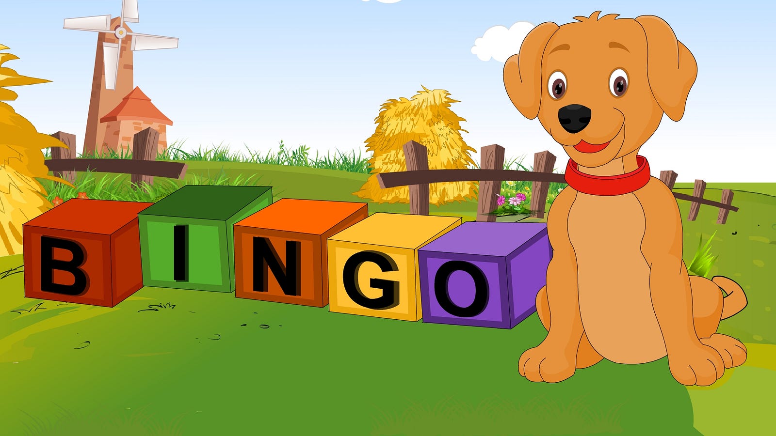 BINGO Song English Nursery Rhymes Songs For Babies Best Buddies