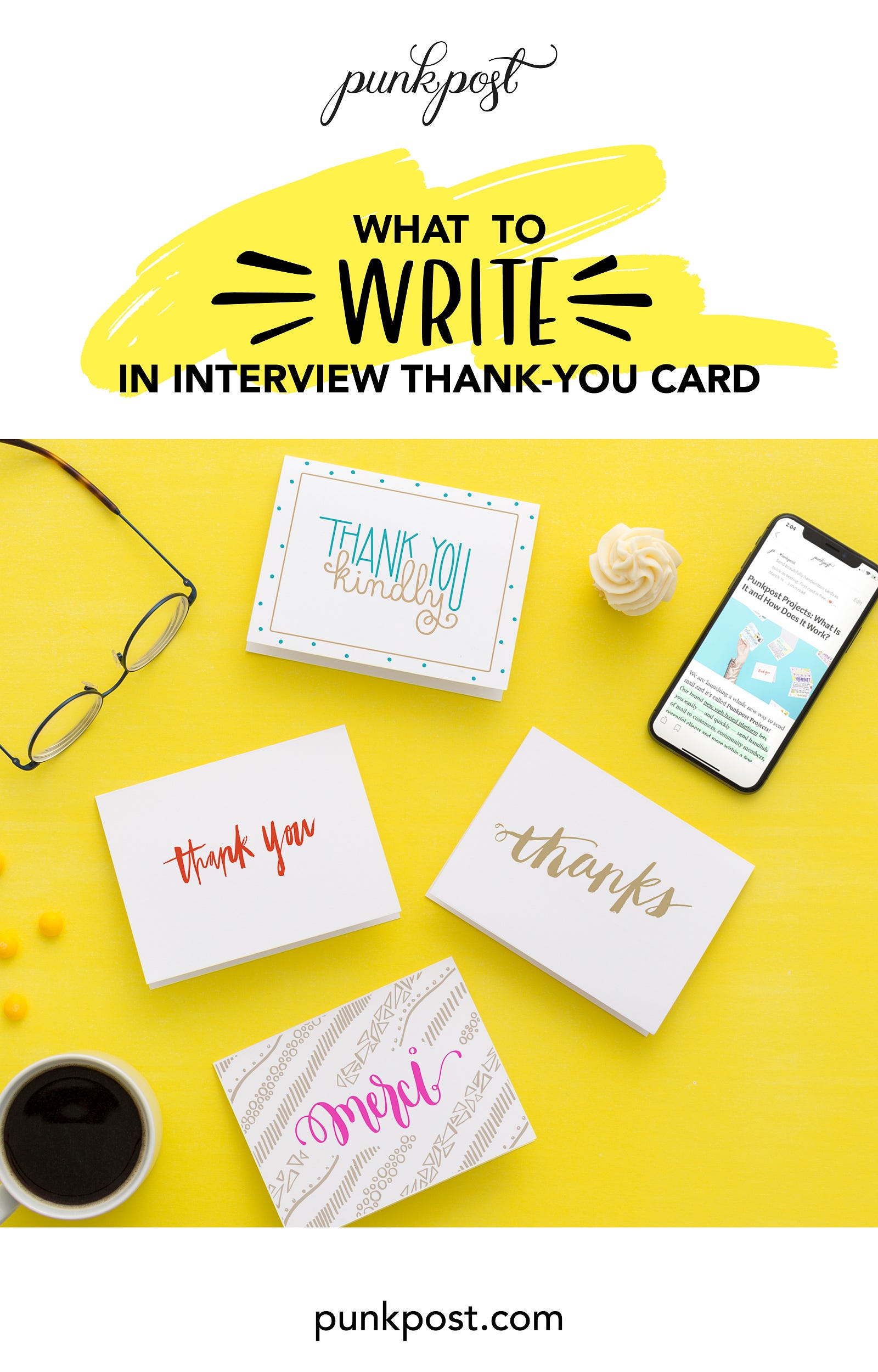 How to Write a Job Interview Thank-You Card – Punkpost – Medium