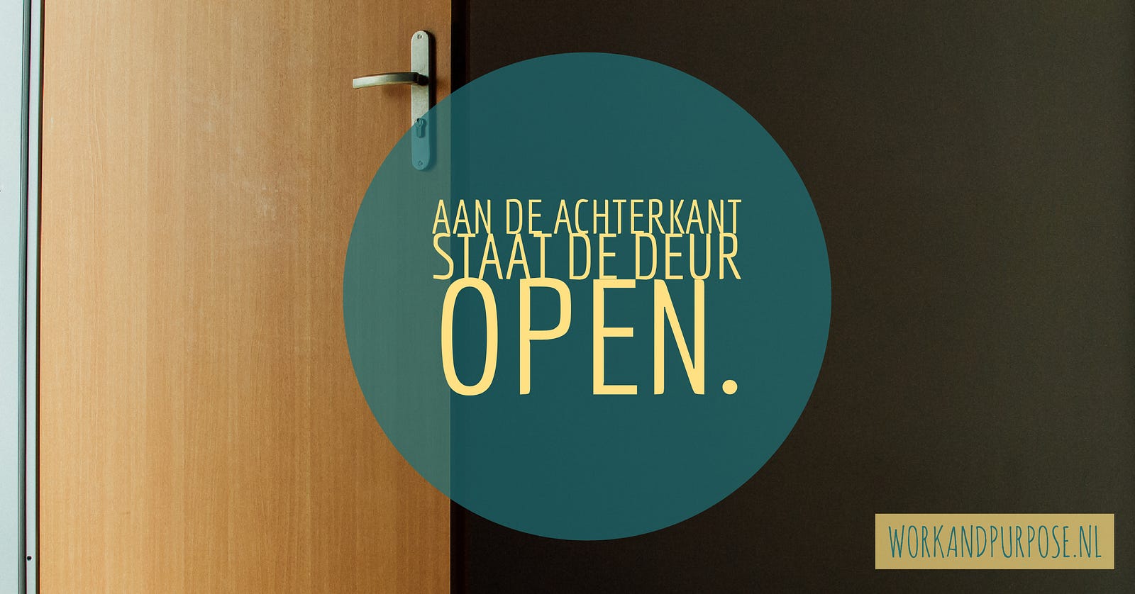 Aan de achterkant staat de deur open. – Betekenisvol Onderwijs – Medium