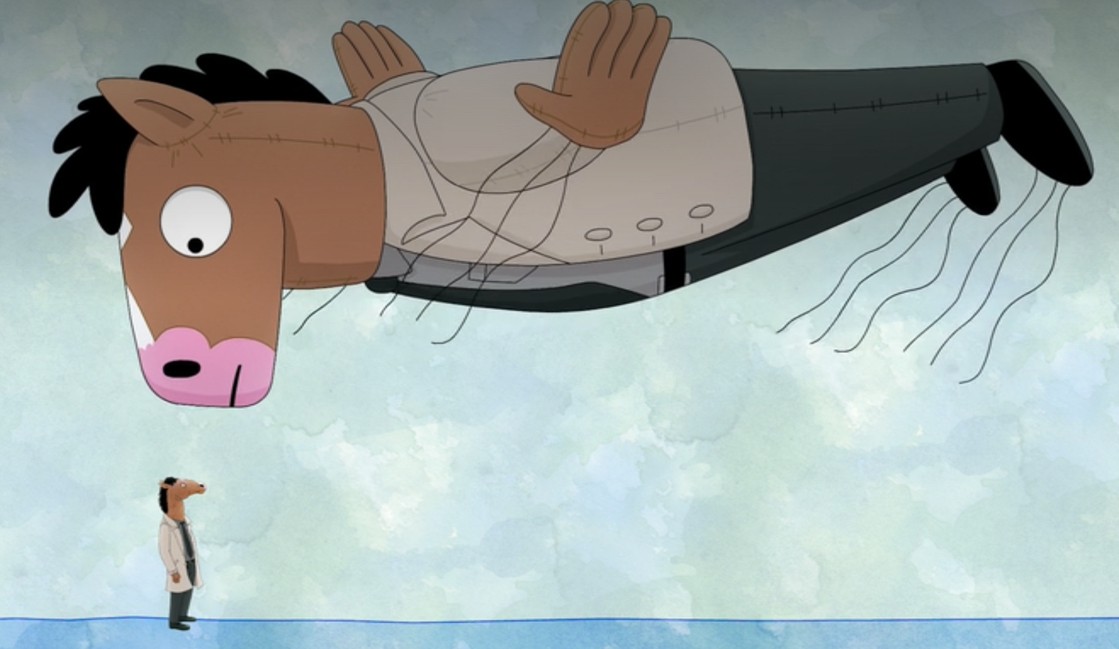 And the balloon floated away — Bojack Horseman season 5