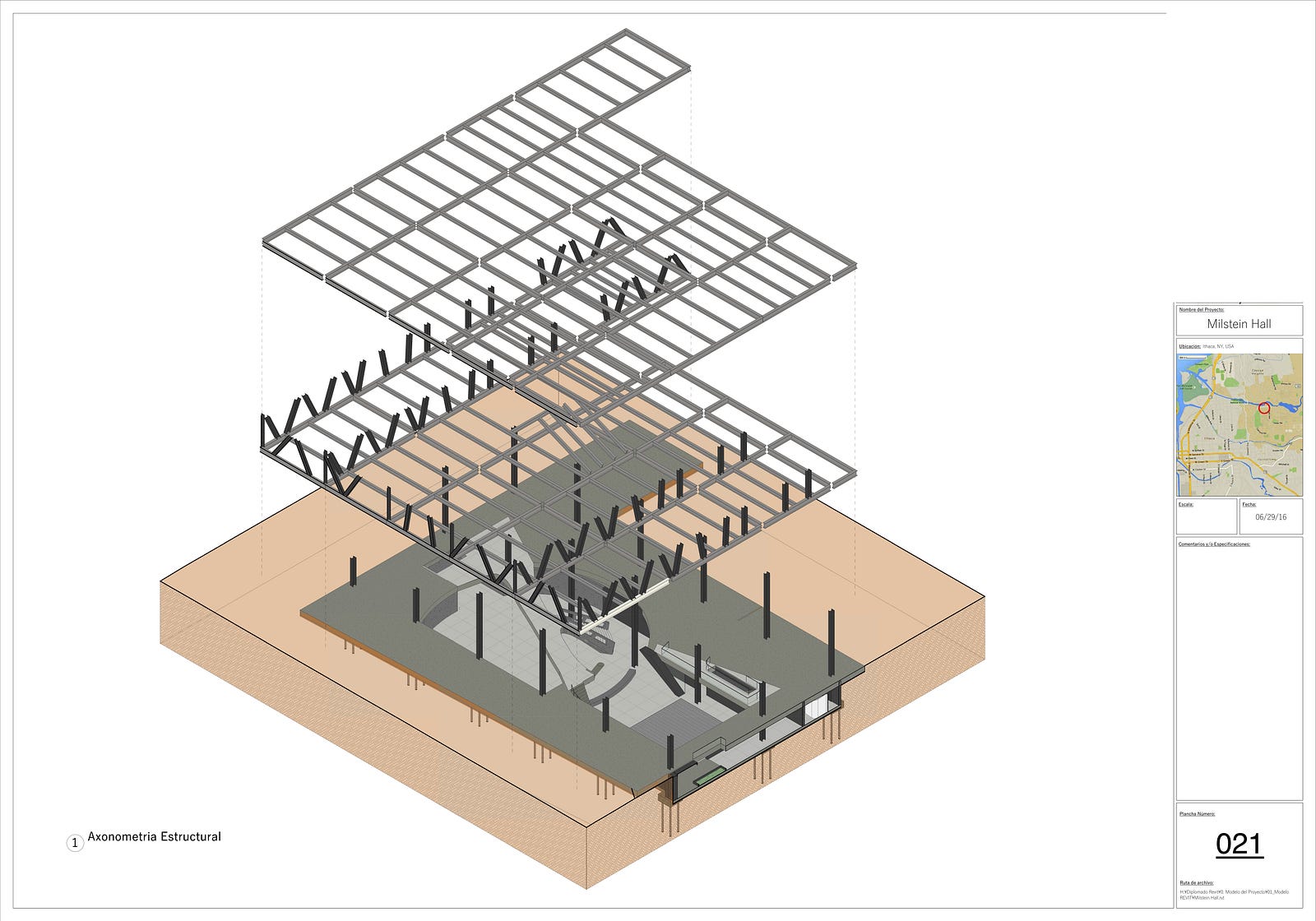 BIM experimentation. Milstein Hall. – Selected Works – Medium