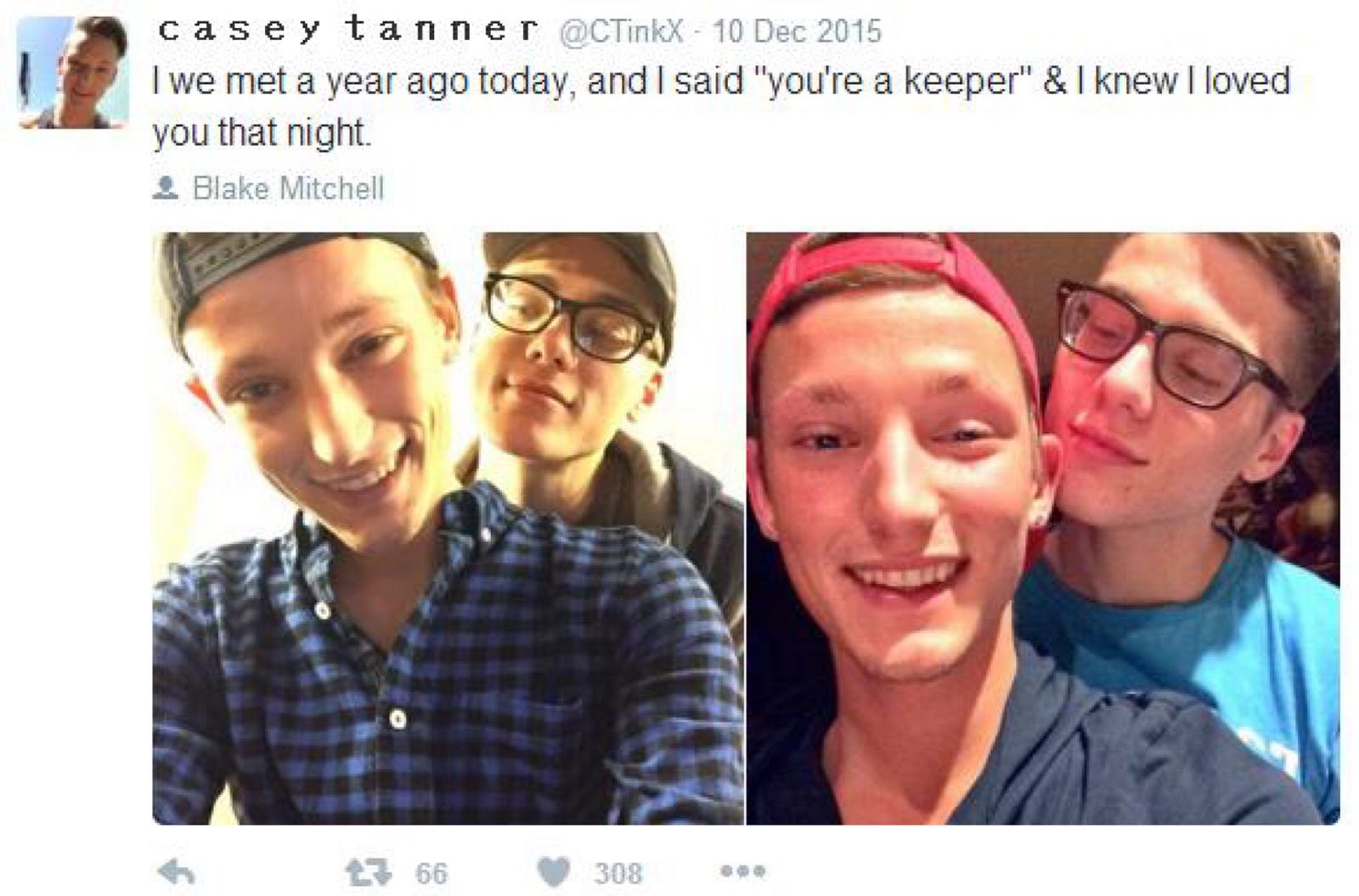 The Most Perfect Couple In My Heart : Blake Mitchell & Casey Tanner