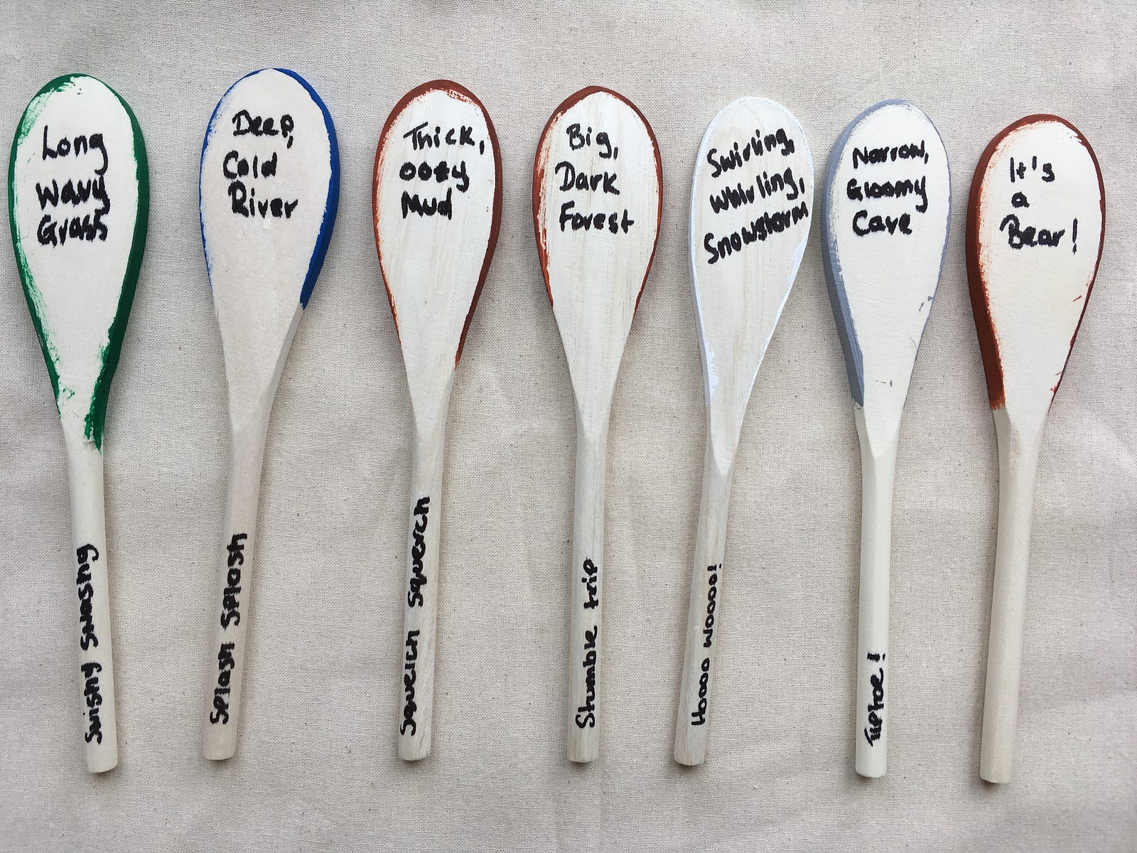 ‘We’re Going on a Bear Hunt’ — Sensory Story Spoons