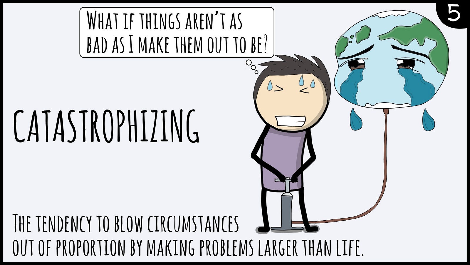 Thought Twist! The Series — #5 Catastrophizing – Dr4B – Medium