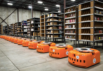 How Work Kiva Robots 15 000 Robots Kiva Travaillent Dans Les