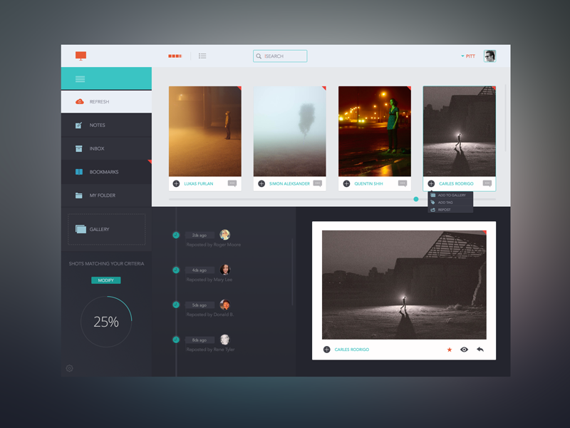 Photo Editor Design Inspiration – Muzli - Design Inspiration