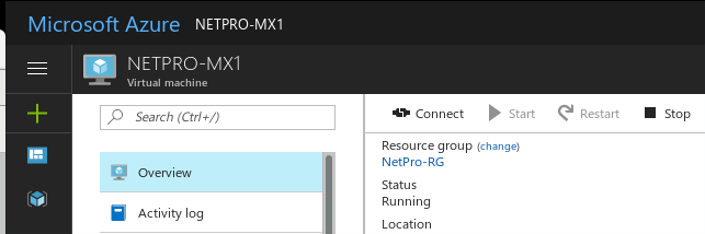 Azure Portal : Create a virtual machine with multiple network adapters