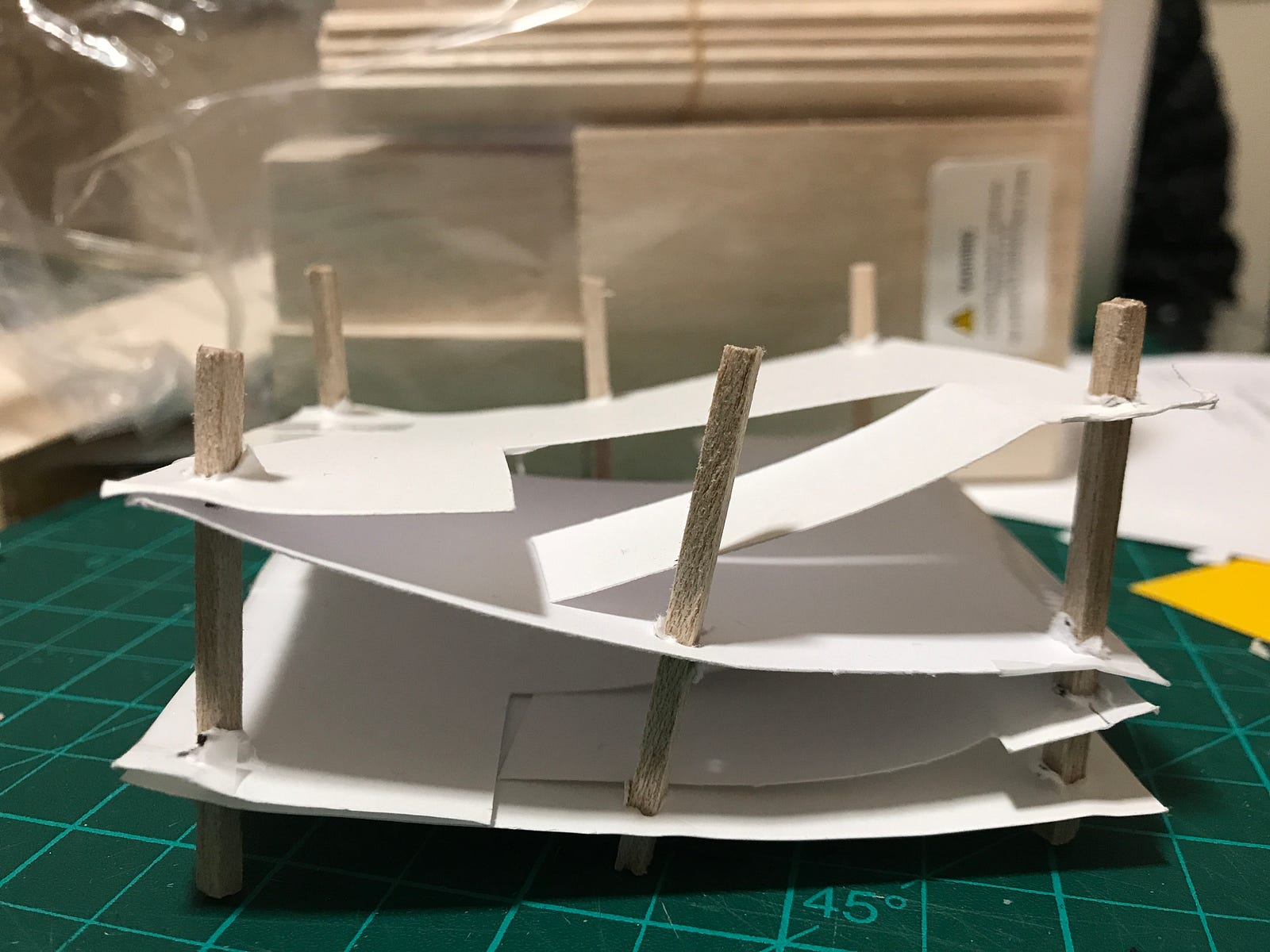 OMA Jussieu — Two Libraries (Wood Model) – Karen Ding – Medium