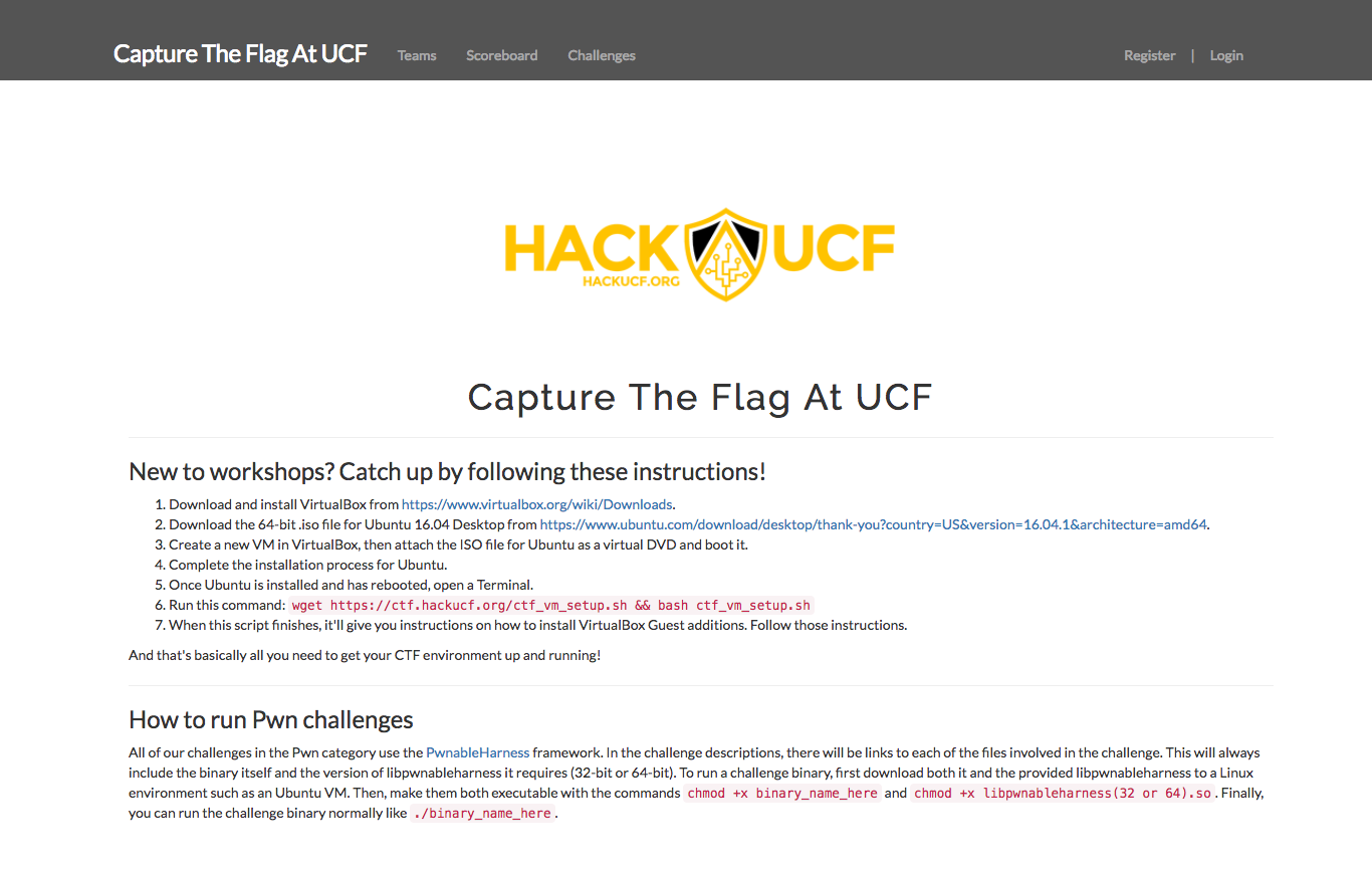 Recruiting and Teaching with Capture The Flags – CTFd