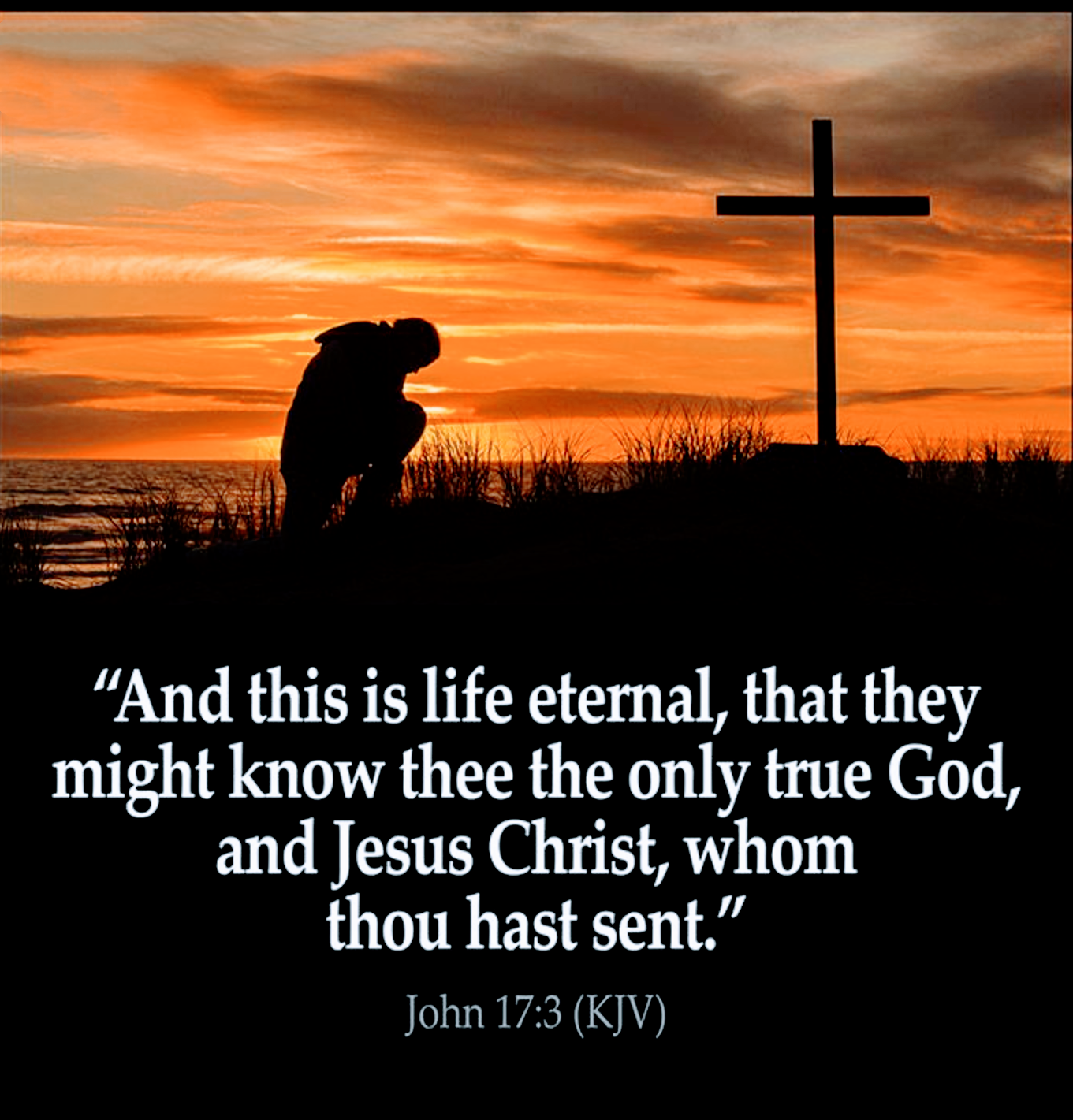 And this is life eternal, that they might know thee the only true God ...