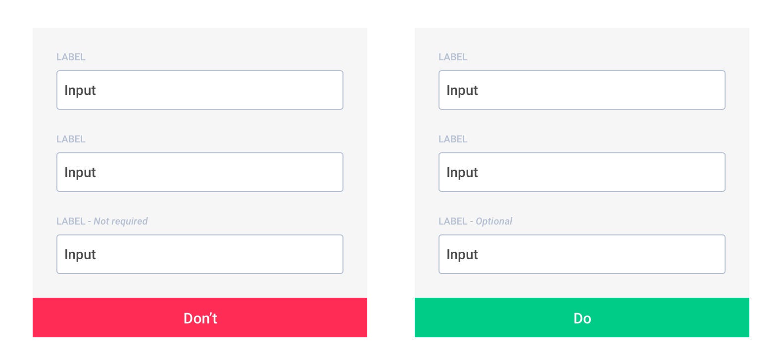 Form fields — Required vs Optional – UX Collective