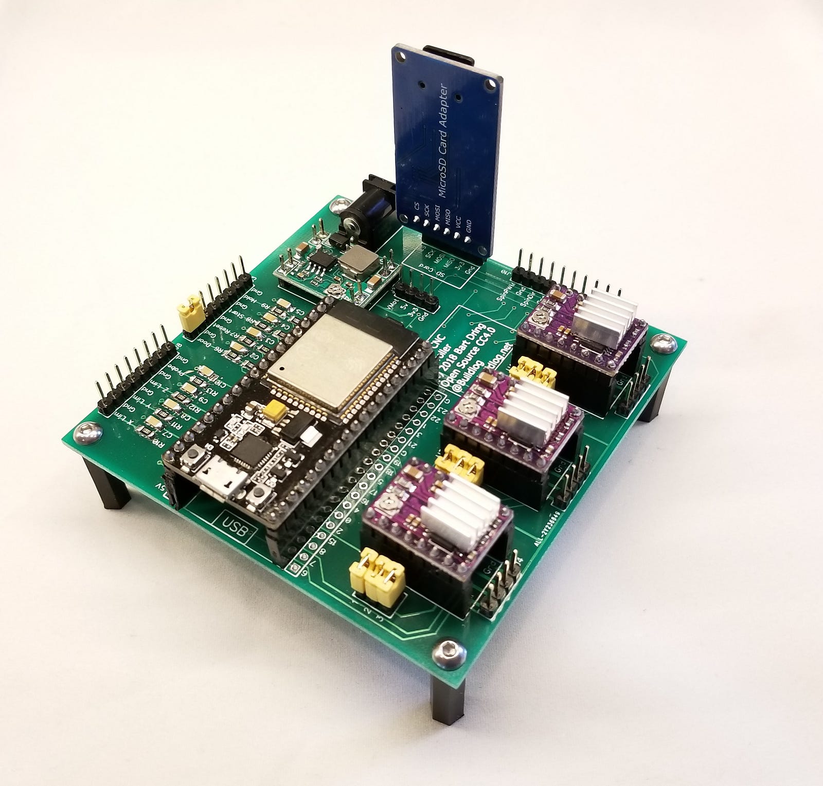 The Updated Esp32 Based Grbl Cnc Control Board Is Now For Sale