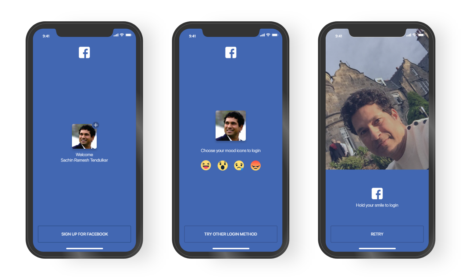 Facebook mobile app login screen Redesign— a UX case study