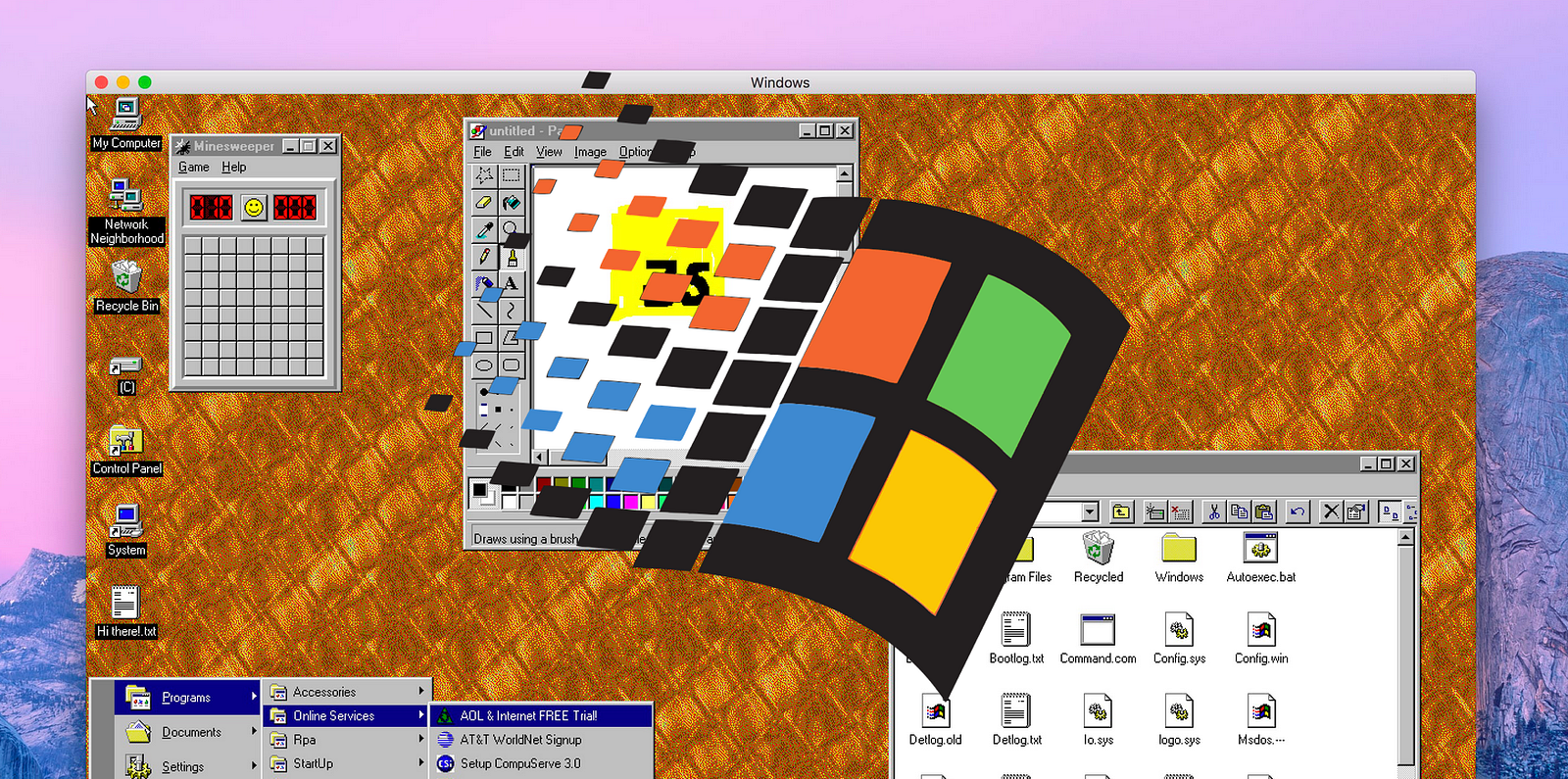 Windows 95 is back. 2018 is saved. – Product Hunt