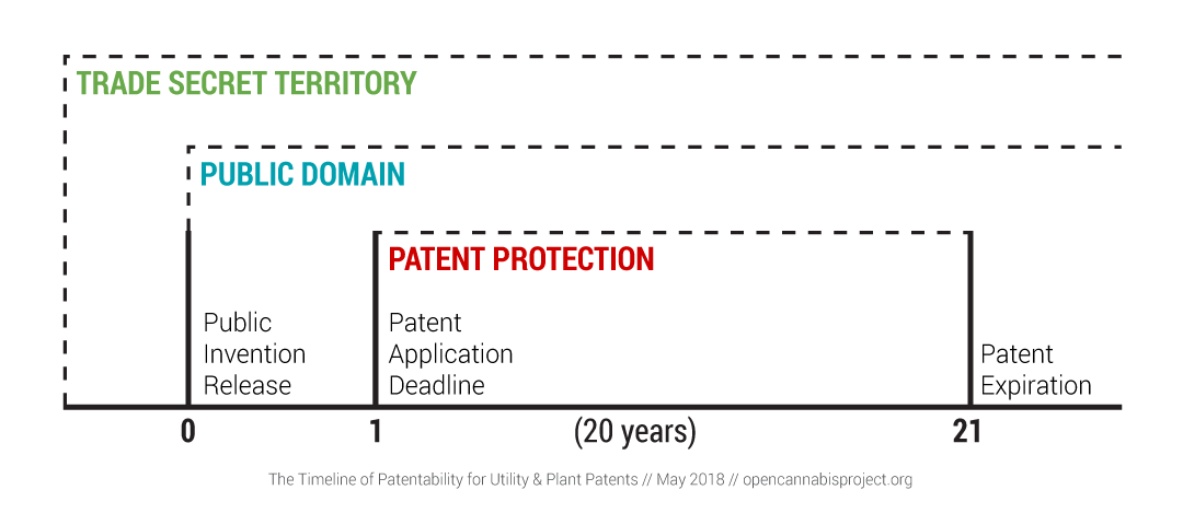 Public Domain, Trade Secrets, and the (General) Timeline of Patentability