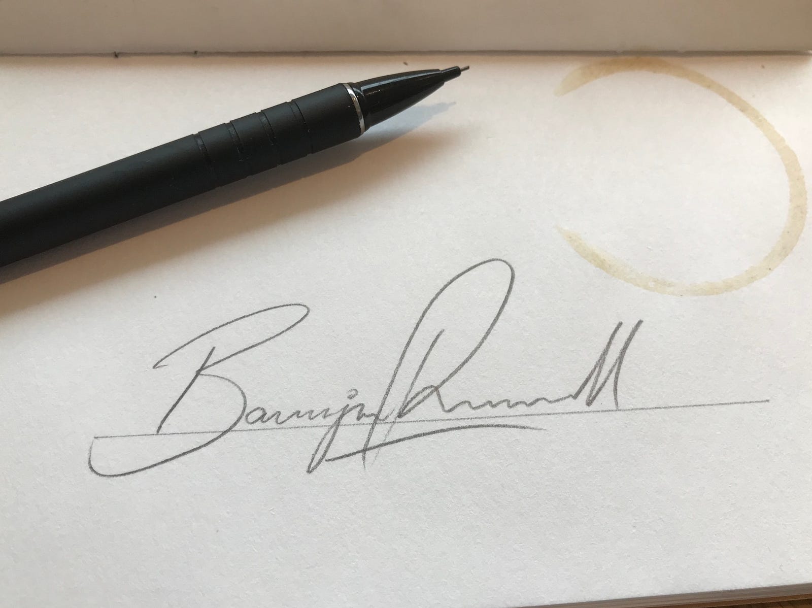 Signatures are obsolete: Replacing the illegible squiggly line.