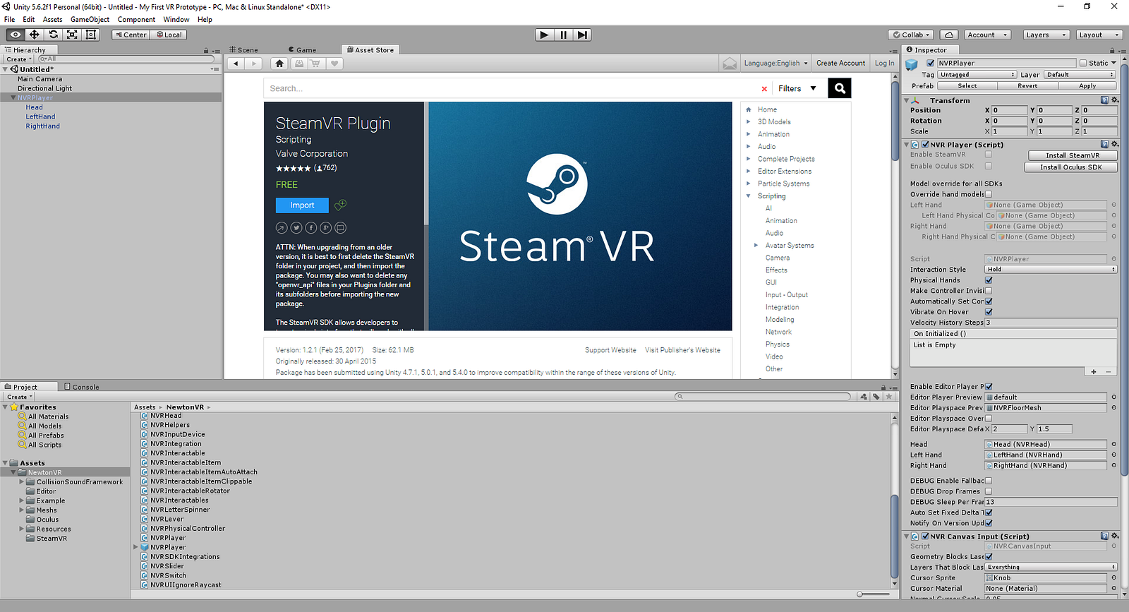 Basic VR Interaction Prototyping Tutorial for Designers — No Coding ...
