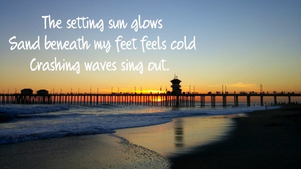 Sunset – Haiku Hub – Medium