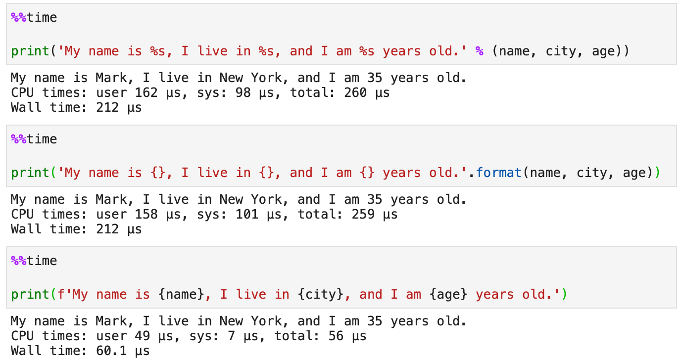 Introducing F Strings The Best Option For String Formatting In Python 