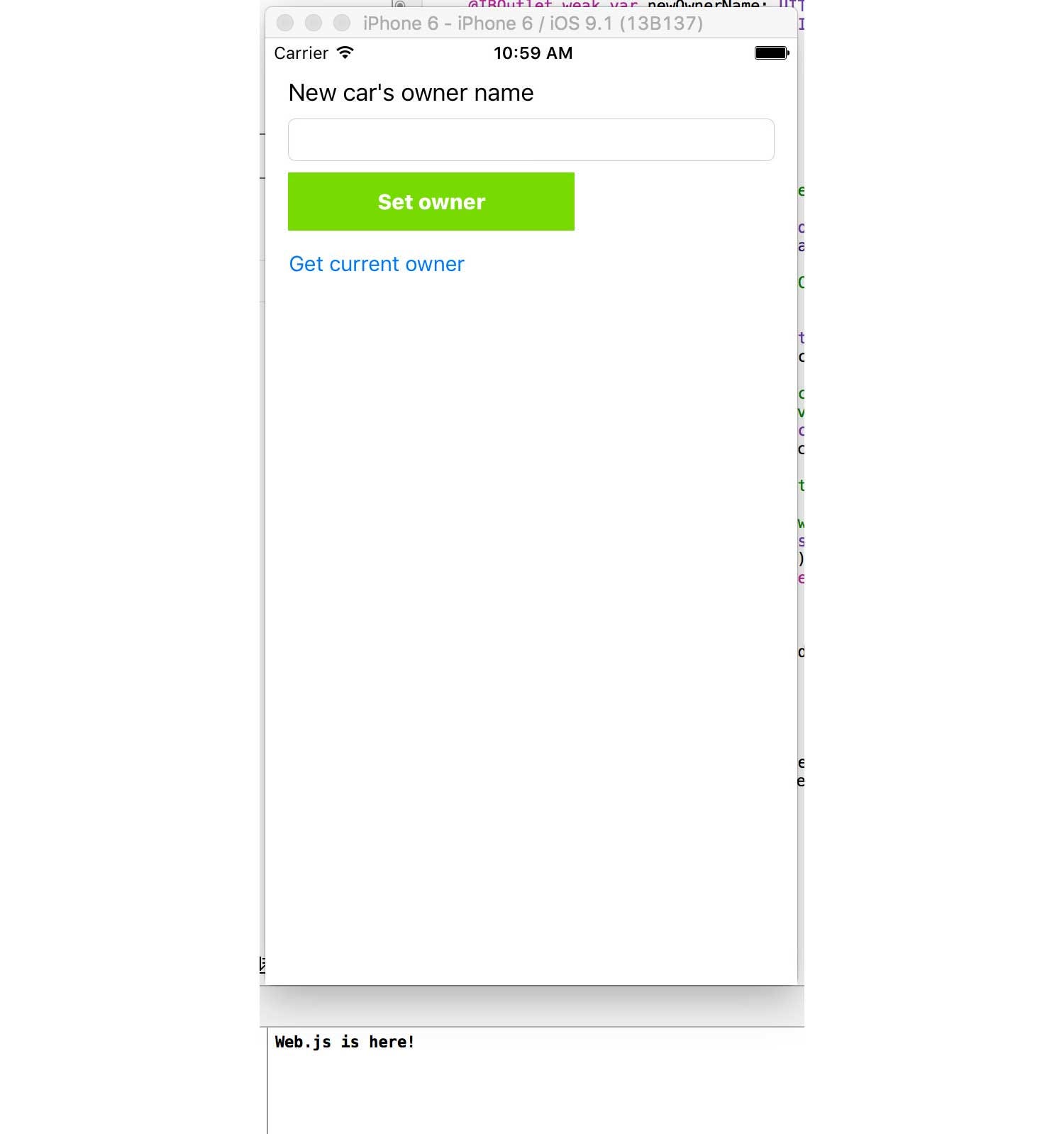 How to run Web3.js in Swift 2 / iOS to work with Ethereum