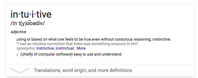 What is “intuitive”? – Ashley Crutcher – Medium