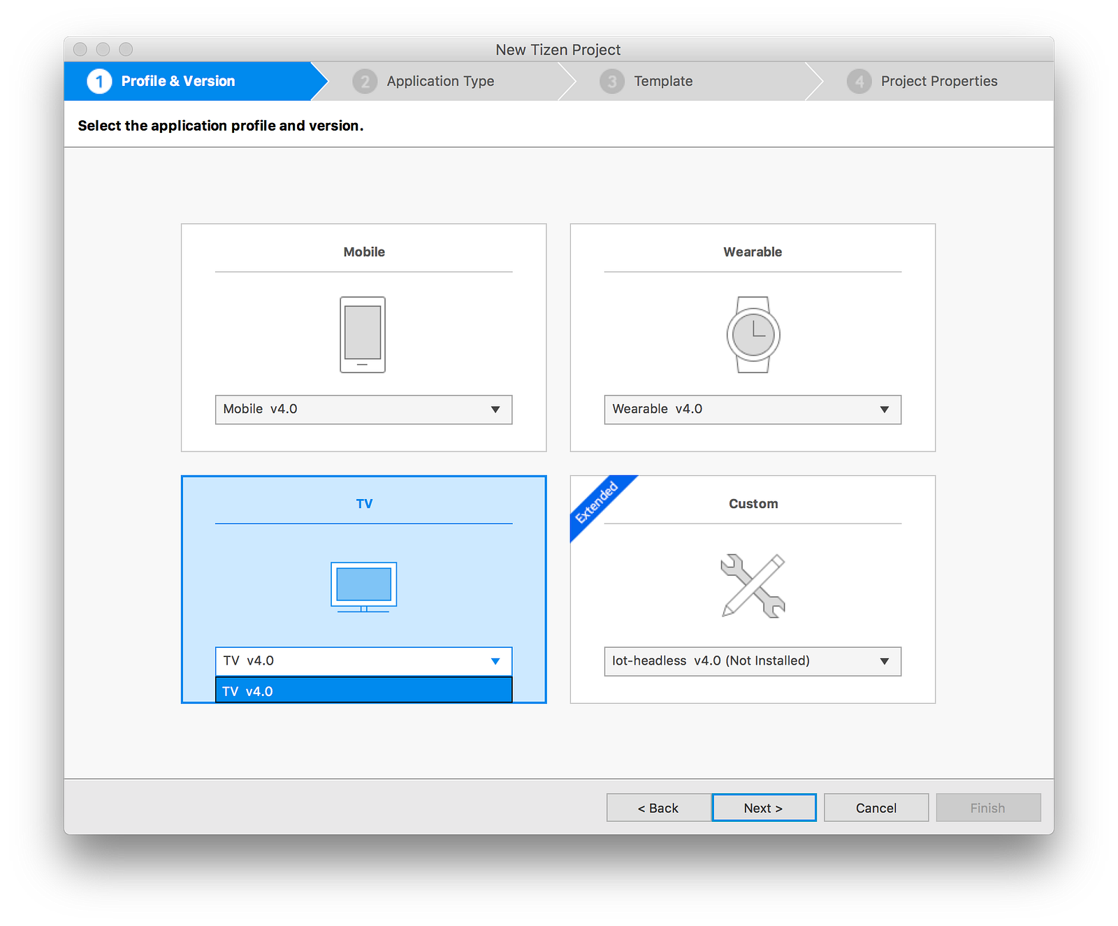 Developing for “old” Samsung TVs in Tizen Studio 2.x