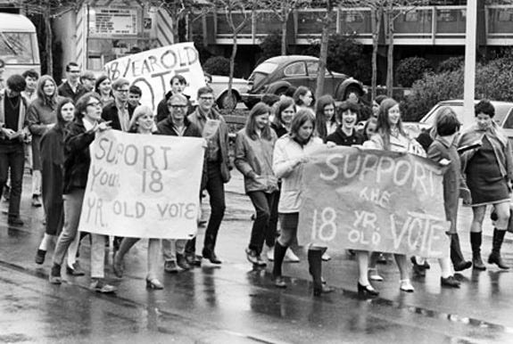 THE 26TH AMENDMENT: “OLD ENOUGH TO FIGHT, OLD ENOUGH TO VOTE”