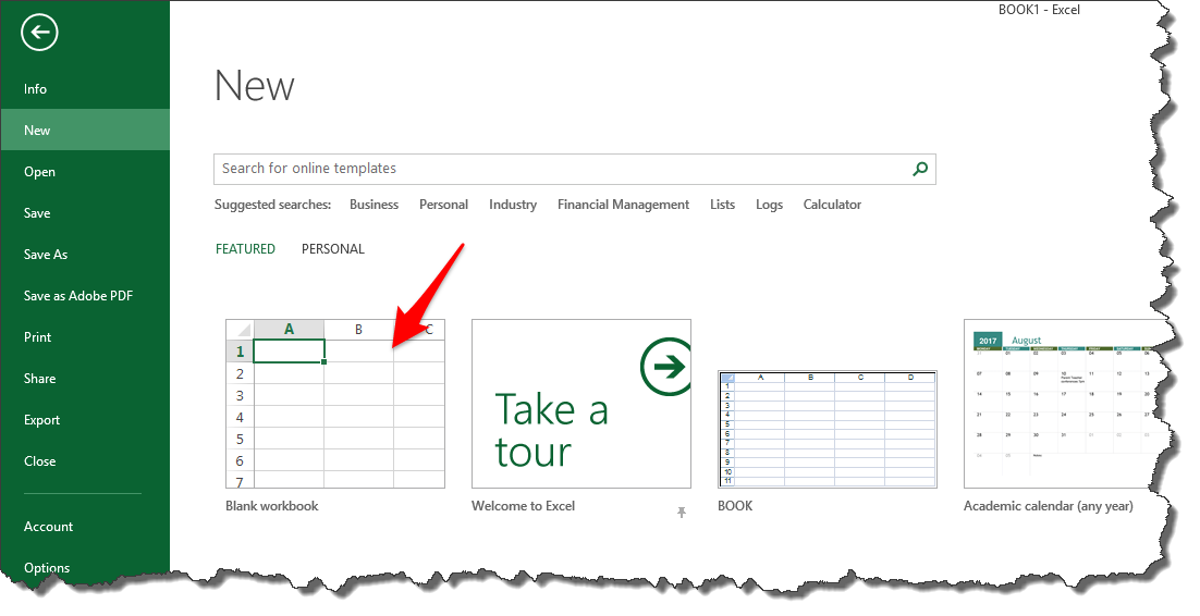 Microsoft Excel Get Started With A Custom Template Workbook