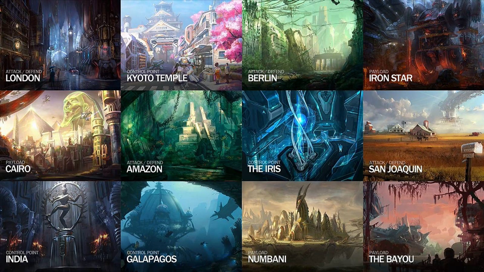 Overwatch: Early Concept Art from Archives Panel – Hollywood.com Esports