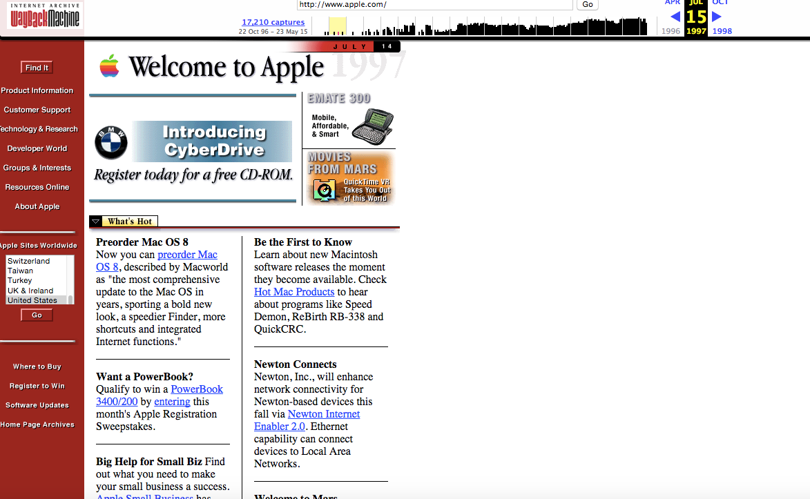 The Evolution of Apple.com – Communication & New Media – Medium