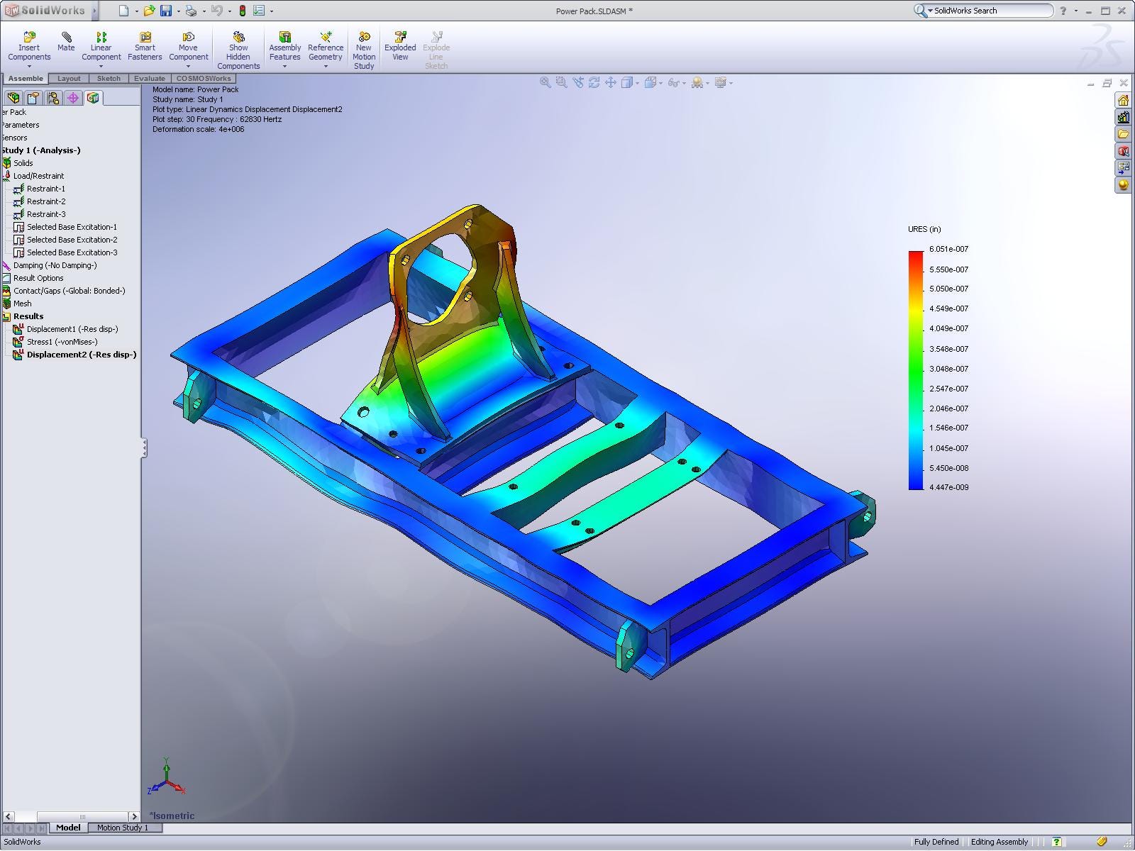 Mesh size on stress analysis using Solidworks Simulation