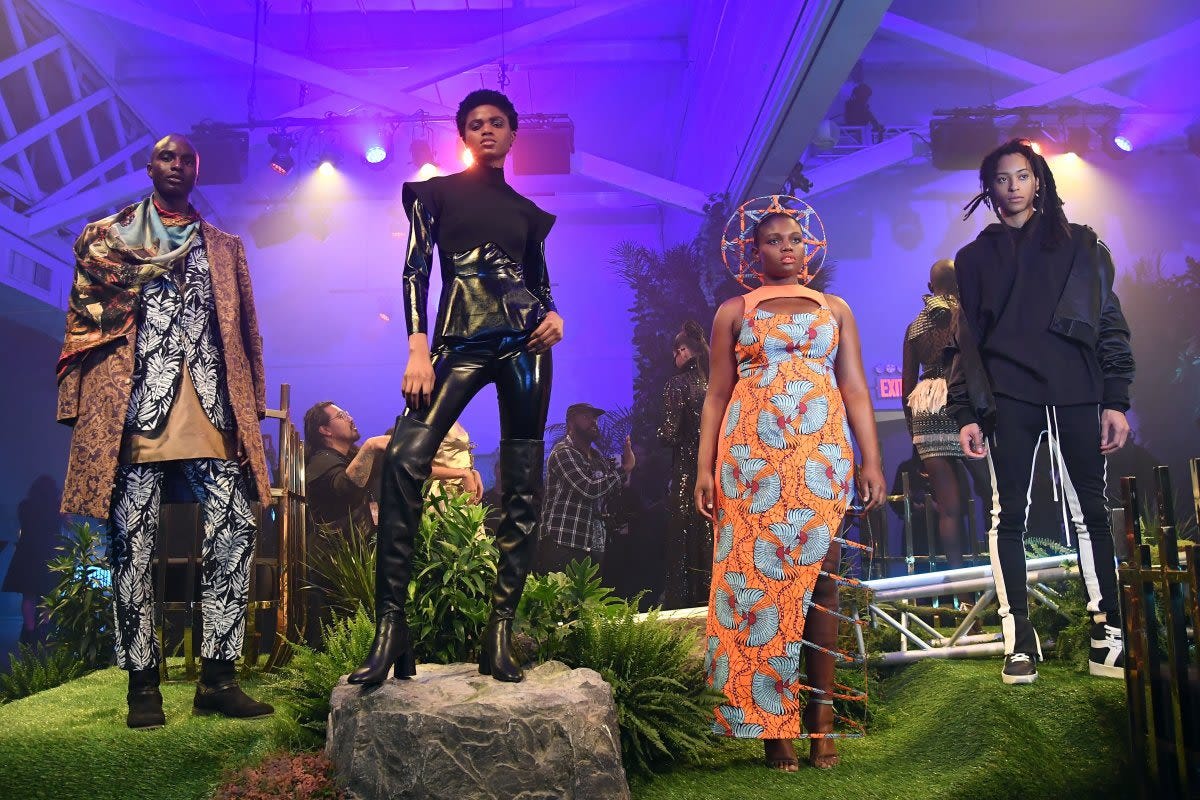 ‘Wakanda’ Fashion Comes To Fiery Life In New York Fashion Week 2018 ...