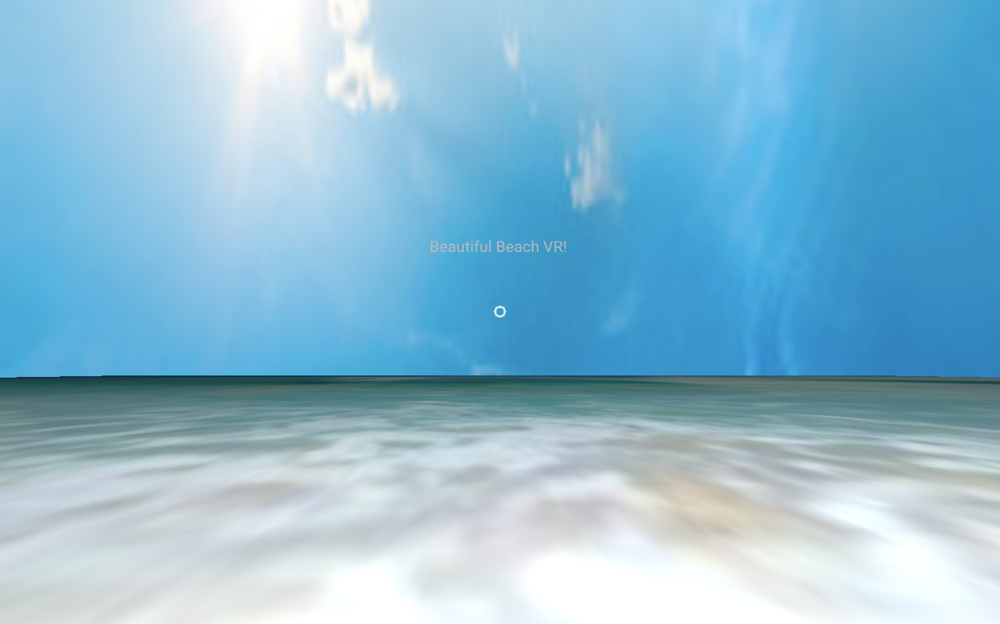 Design for Another World — Virtual Reality Beach Scene