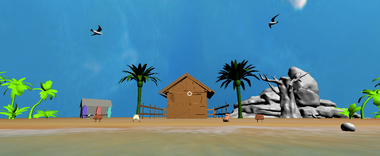 Design for Another World — Virtual Reality Beach Scene