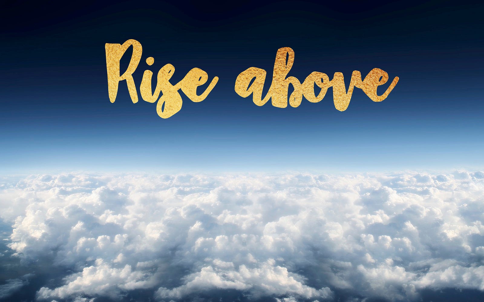Rise aBove [Wallpaper design #1] – Sheeps are white cows – Medium