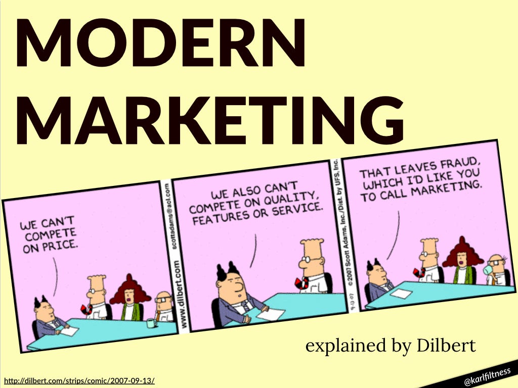 Dilbert and Modern Marketing: learn valuable lessons