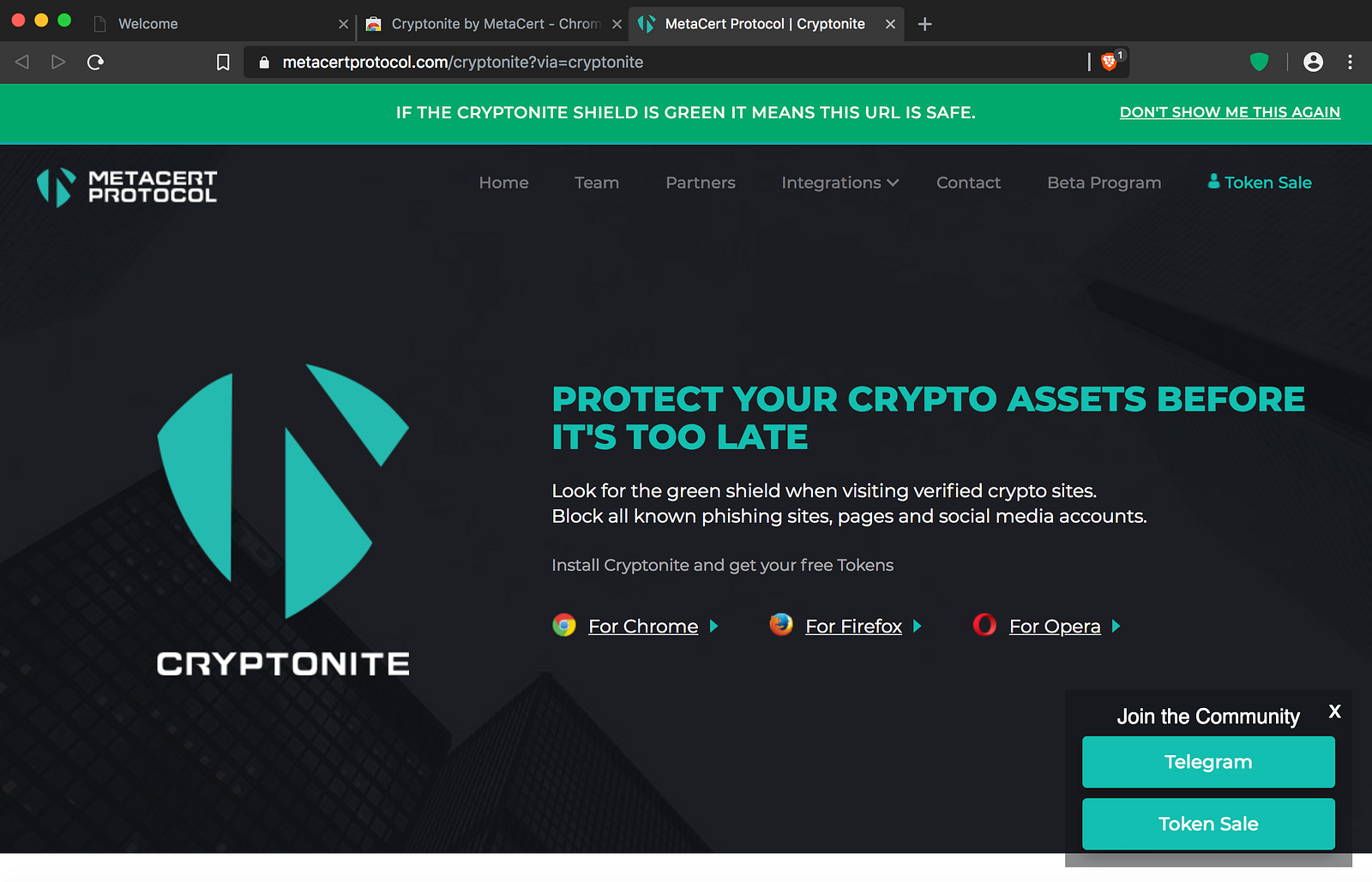 Setting Up Cryptonite For Brave Browser – METACERT – Medium
