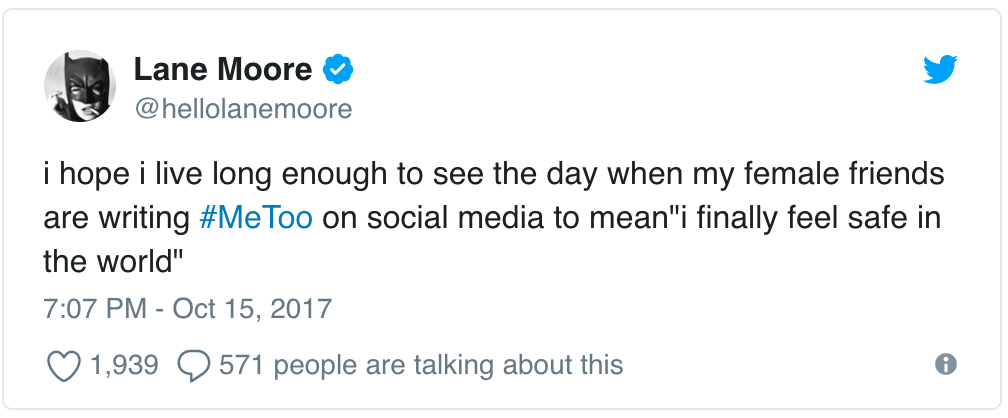 Top 5 Most Powerful #MeToo Tweets – Kathryn McHutchison – Medium