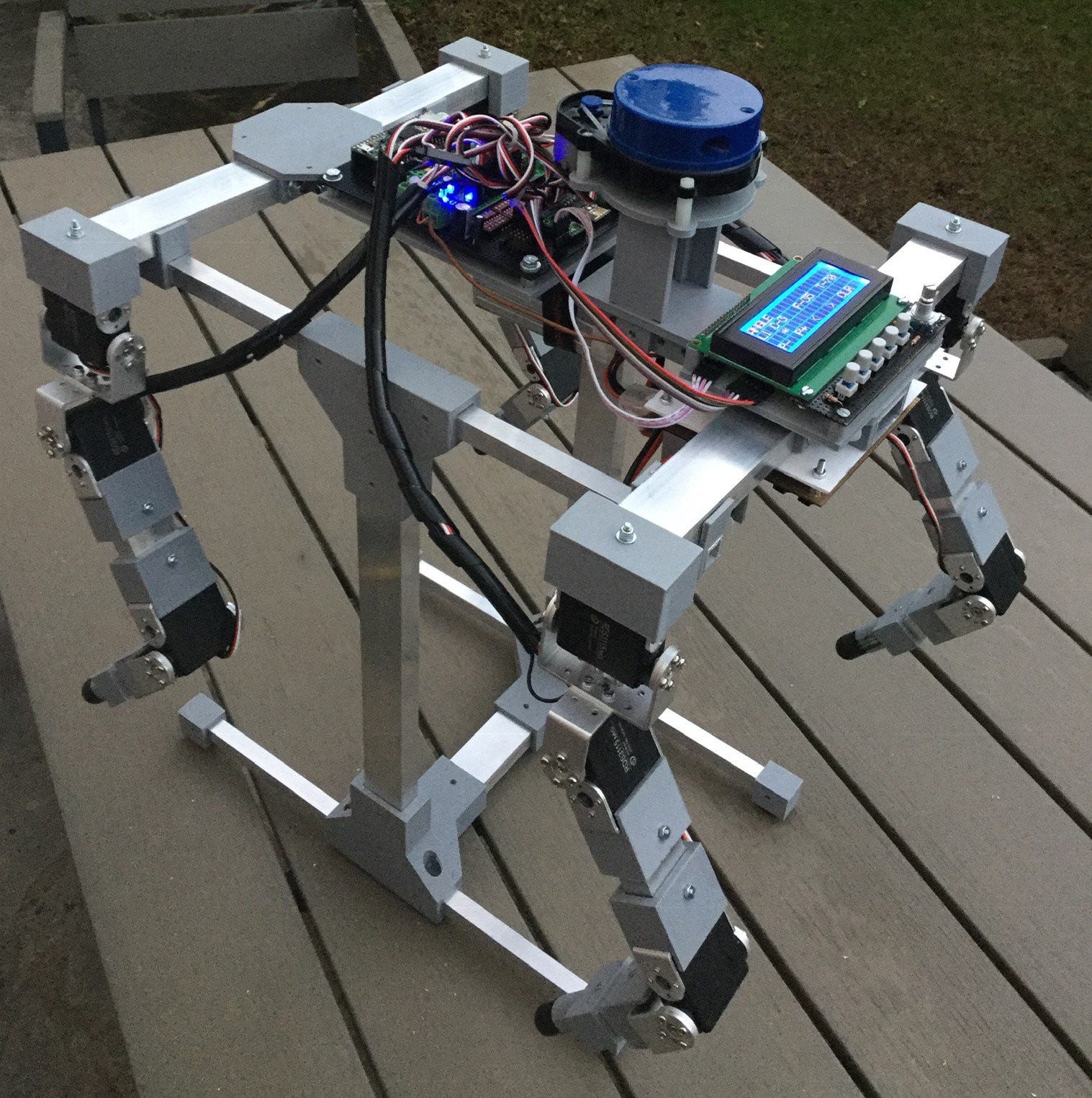 Developing From Scratch: Building the RAP Autonomous Quadruped Robot