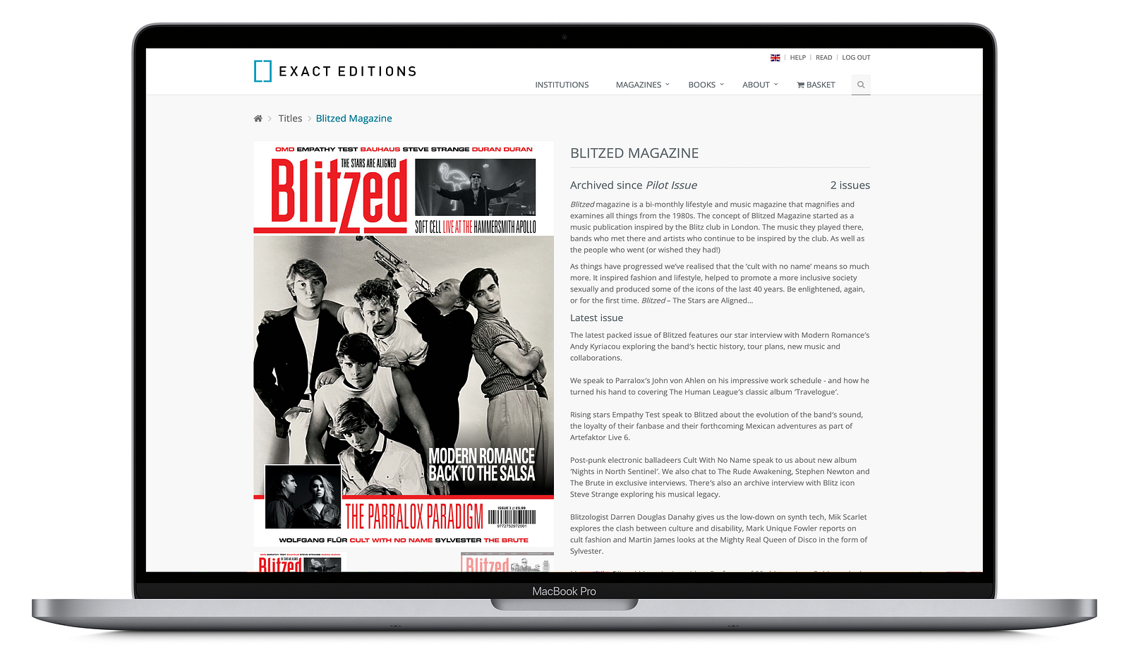 Blitzed Magazine joins the Exact Editions digital platform - Exact ...