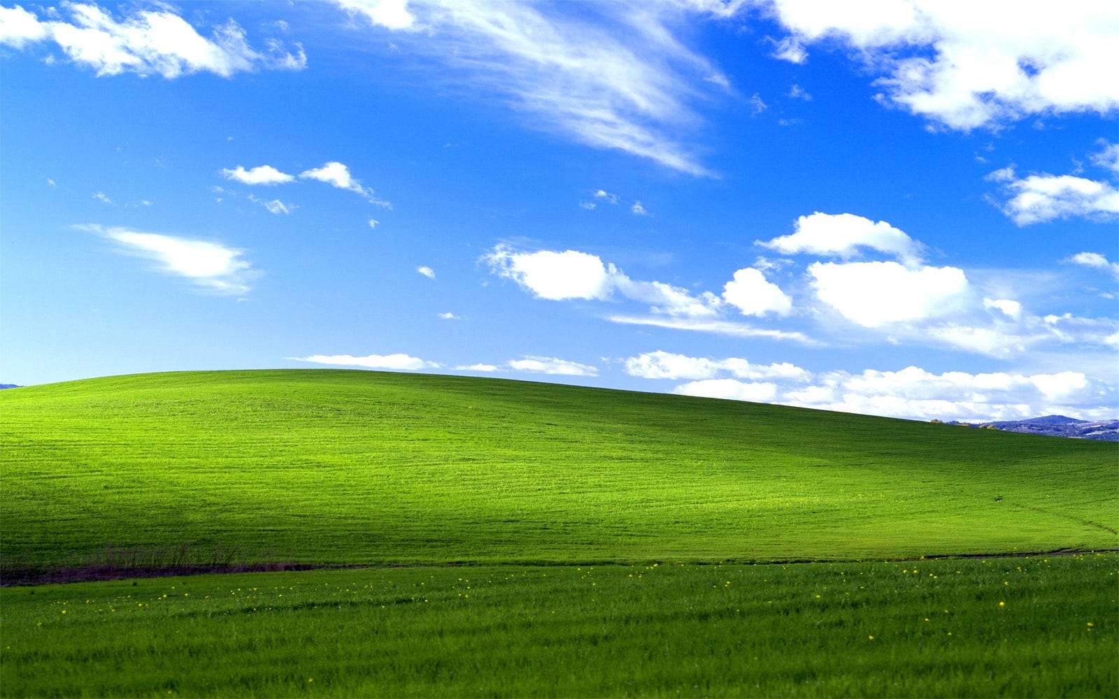 TIL the hill in the Windows XP desktop photo was actually part of a ...