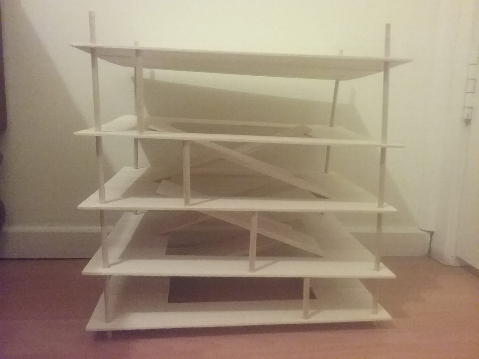 OMA- Jussieu Libraries Wood Model (1992) – Mathew Khosrow – Medium