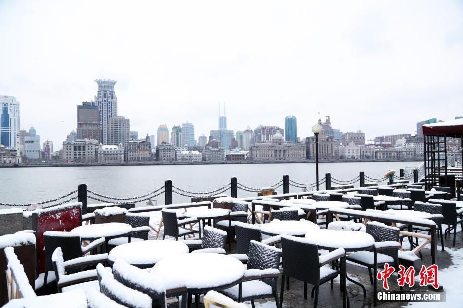 LOOK: Incredible photos of Shanghai covered in snow