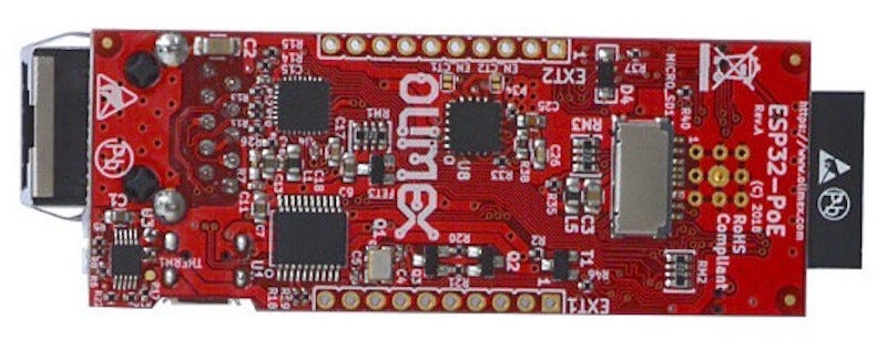 An Olimex Esp32 Based Board With Poe Hackster Blog