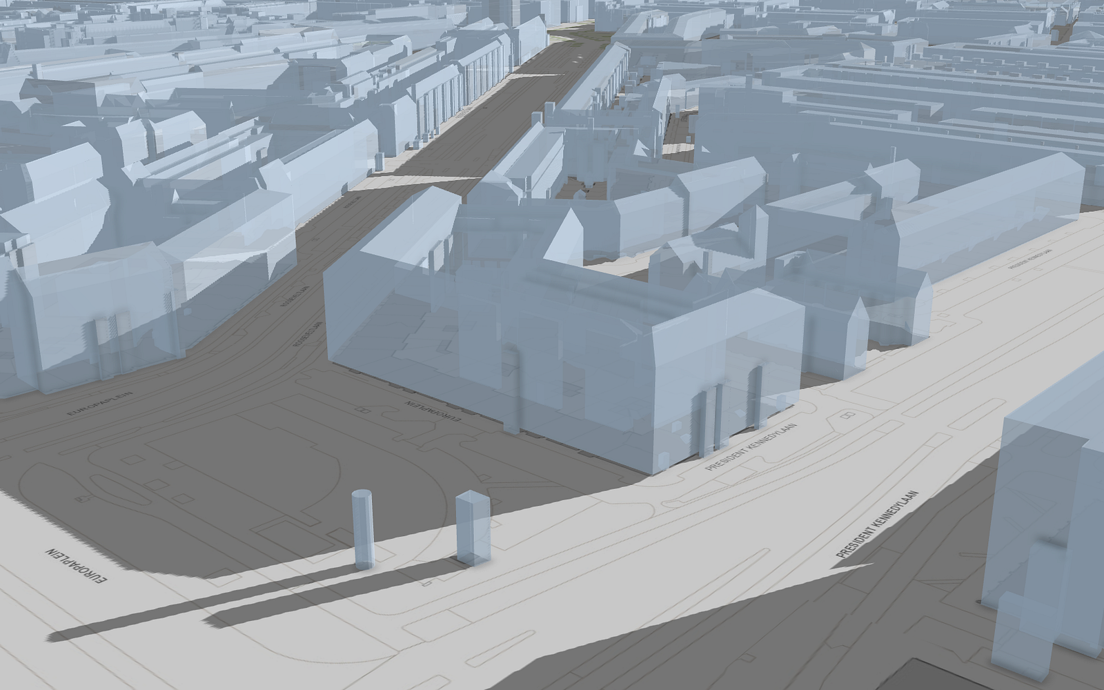 3D Amsterdam Model for Esri Netherlands – CyberCity 3D, Inc. – Medium