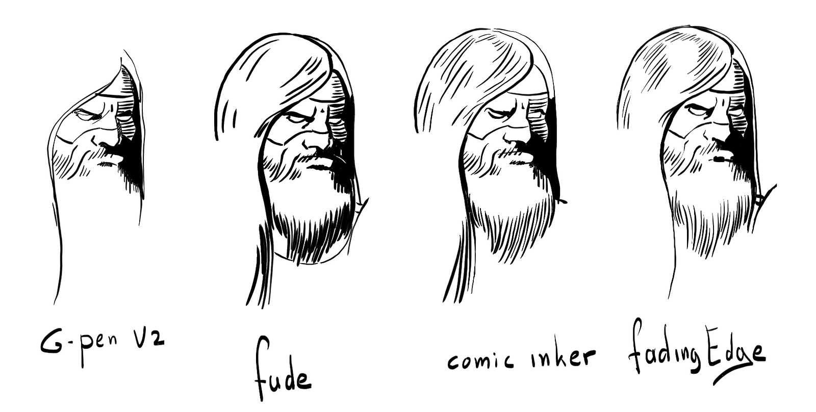 Inking my second comic pencil page – Hans Bruins – Medium